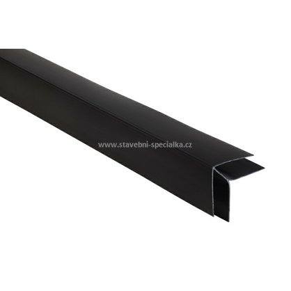 Vnější rohový profil barva grafitová | stavebni-specialka.cz