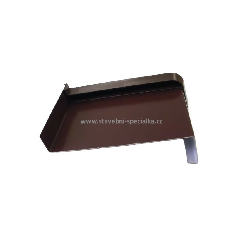 Venkovní parapet pozinkovaný světle hnědá š. 90mm | stavebni-specialka.cz